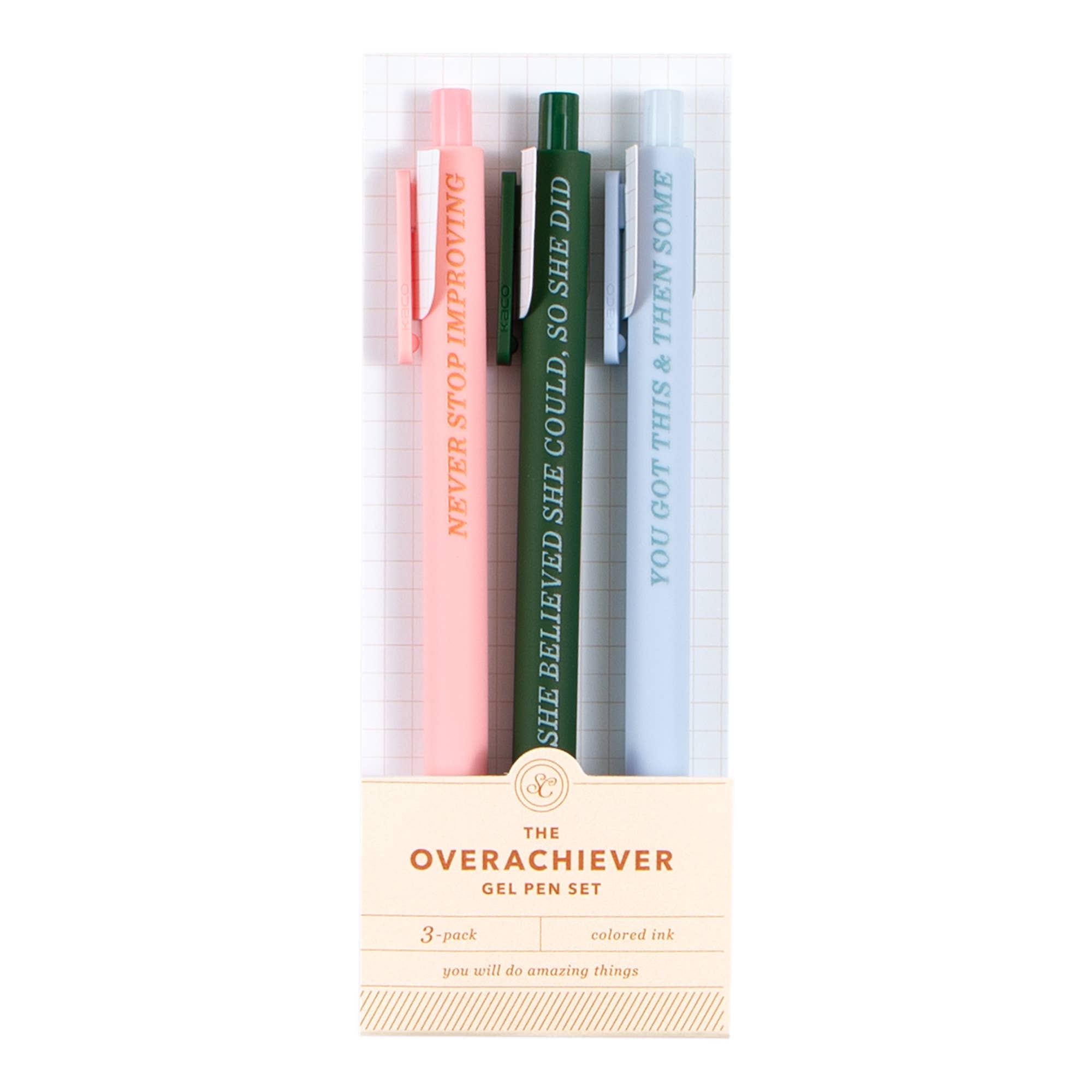 The Overachiever Pen Set – Seventh Shelf