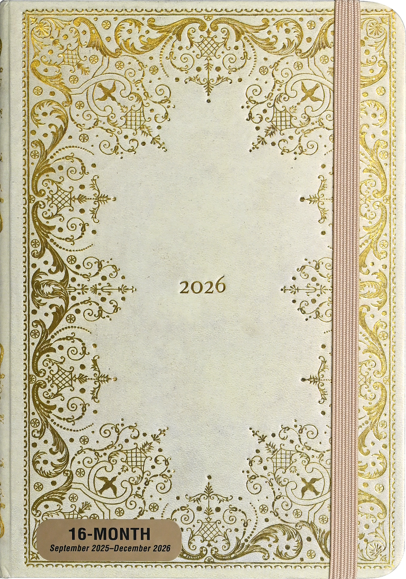 2026 Gilded Ivory Weekly Planner – Seventh Shelf